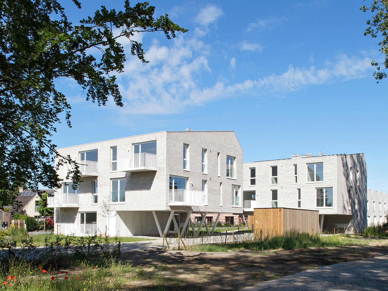 Sociaal woonproject op multifunctionele site met een verhaal