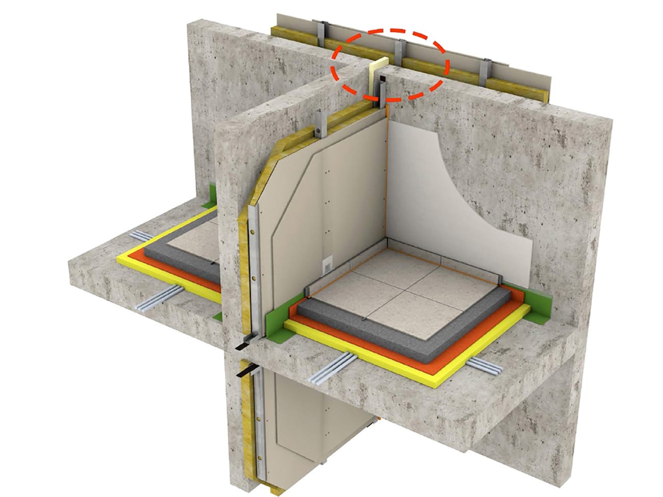 Prefab betonconcepten en akoestische isolatie tussen woningen