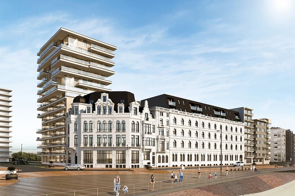 Furnibo realiseert royale hoogbouw langs Oostendse zeedijk