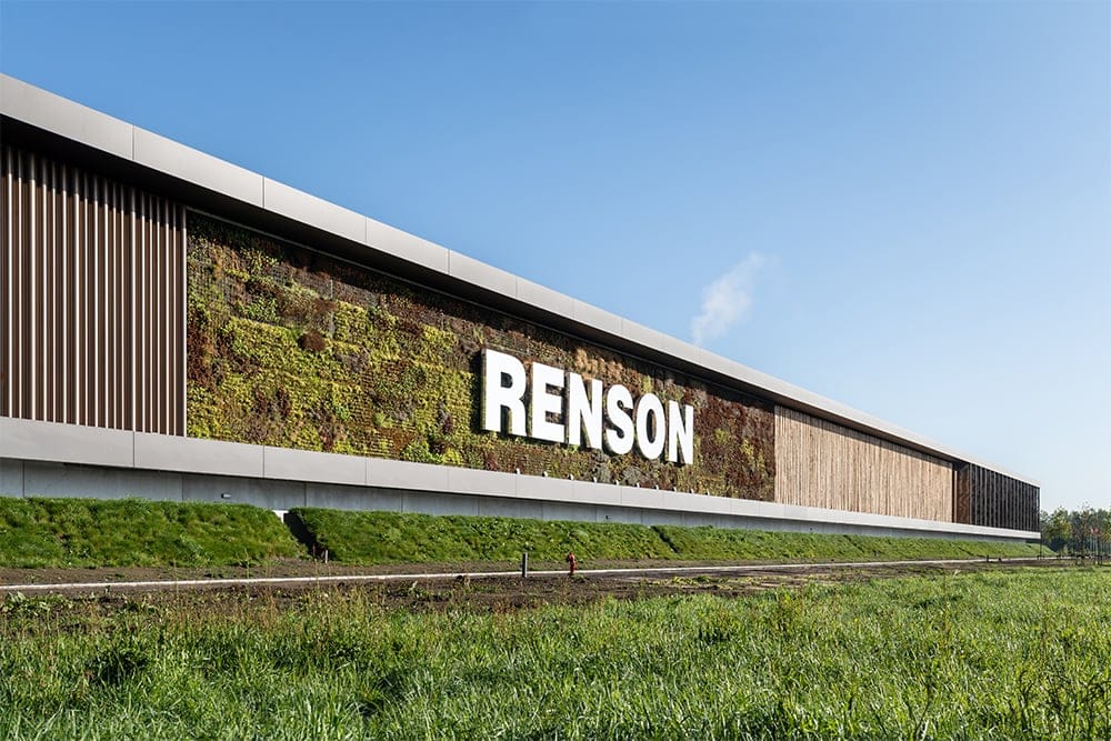 Stadsbader realiseerde esthetische industriebouw voor Renson Outdoor